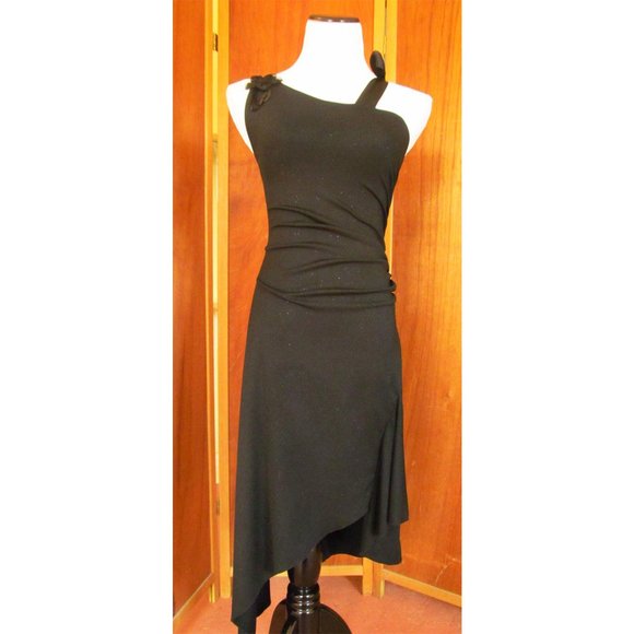 Ruby Rox | Dresses | Vintage Ruby Rox Black Goth Gypsy Asymmetrical ...